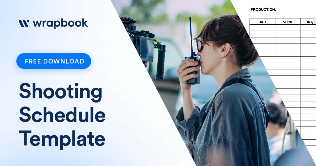 Download the Shooting Schedule Template | Wrapbook Download the Shooting Schedule Template | Wrapbook